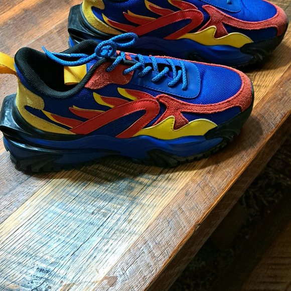 Shoes | Mens Javi Achieve Blue Yellow Red Size 7 | Poshmark